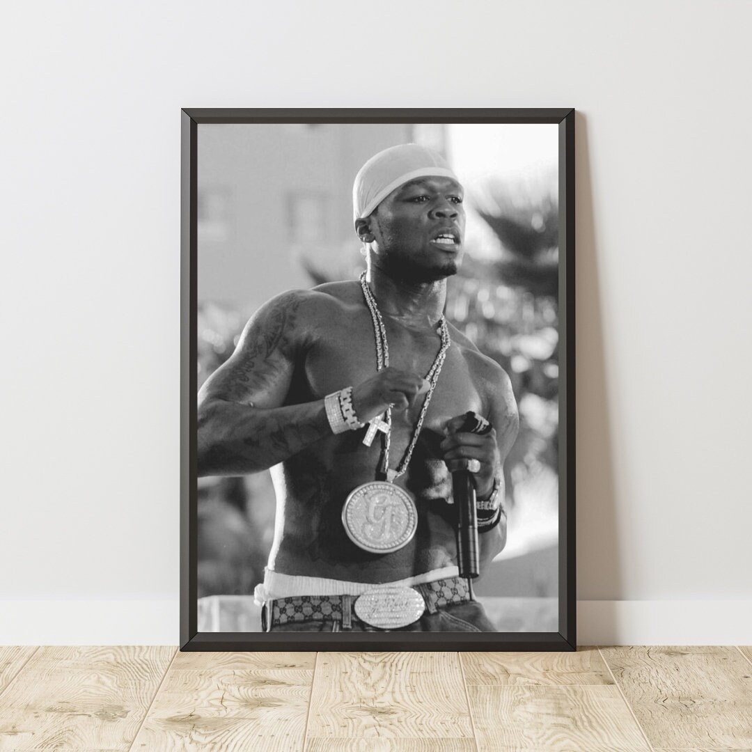 50 Cent Poster 50 Cent Print 50 Cent Wall Art Music Wall - Etsy