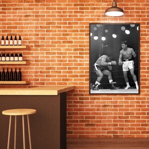 Muhammad Ali Poster, Muhammad Ali Print, Muhammad Ali Wall Art, Black ...