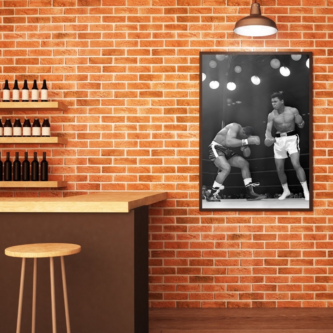 Muhammad Ali Poster, Muhammad Ali Print, Muhammad Ali Wall Art, Black ...