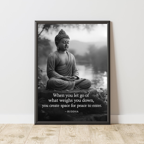 Buddha Poster - Etsy UK