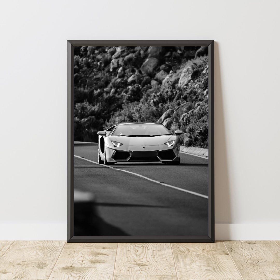 Lamborghini Aventador Poster, Lamborghini Poster, Lamborghini Print ...