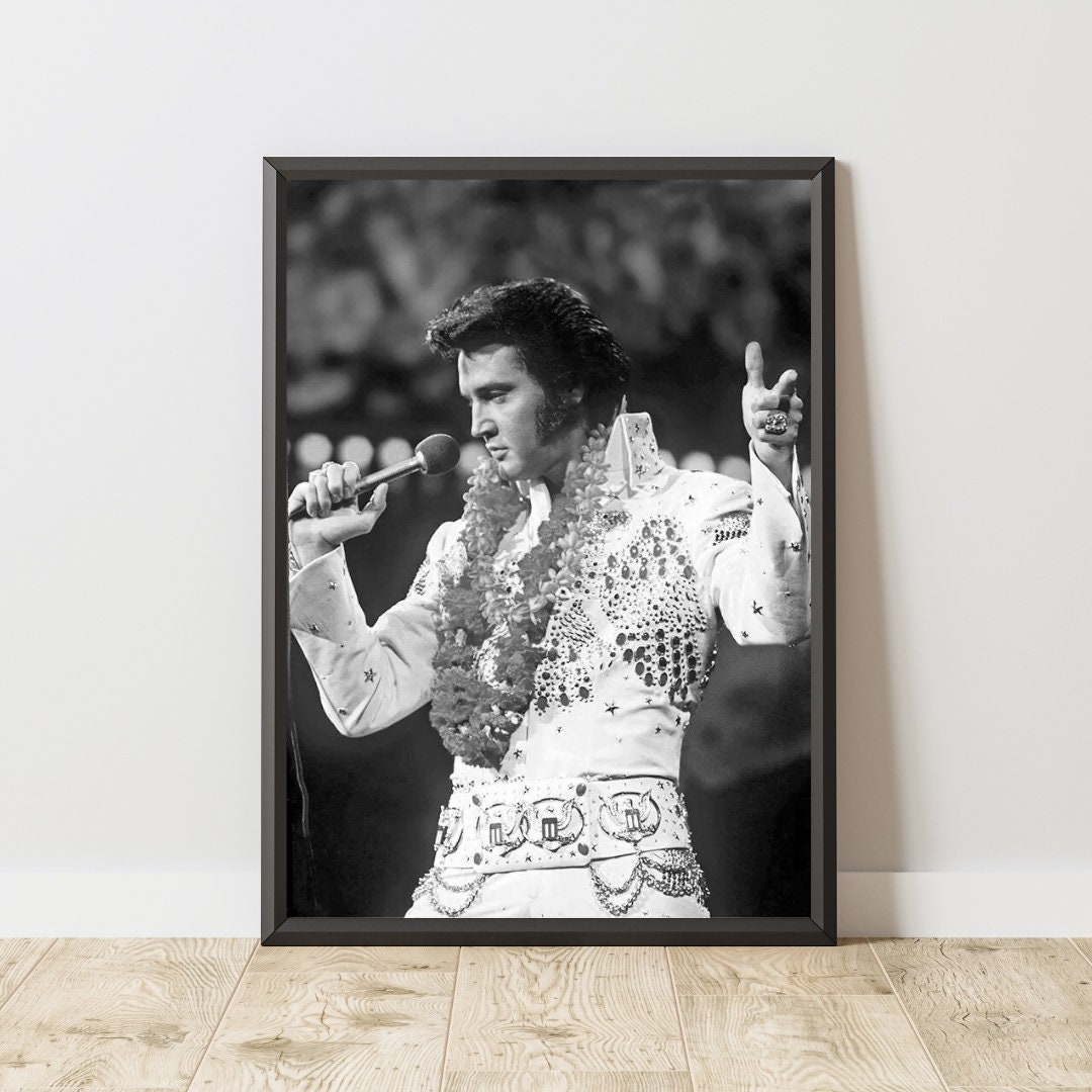 Elvis Presley Poster Elvis Presley Print Elvis Presley Wall - Etsy