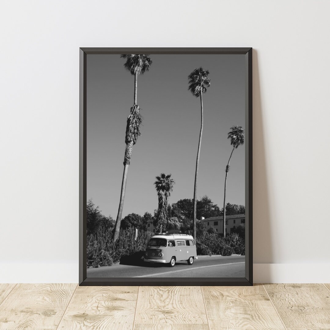 Vintage Volkswagen Van Poster, Vintage Volkswagen Van Print, Vintage ...