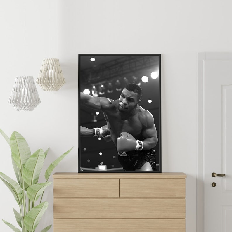 Mike Tyson Poster, Mike Tyson Print, Mike Tyson Wall Art, Boxing Poster ...