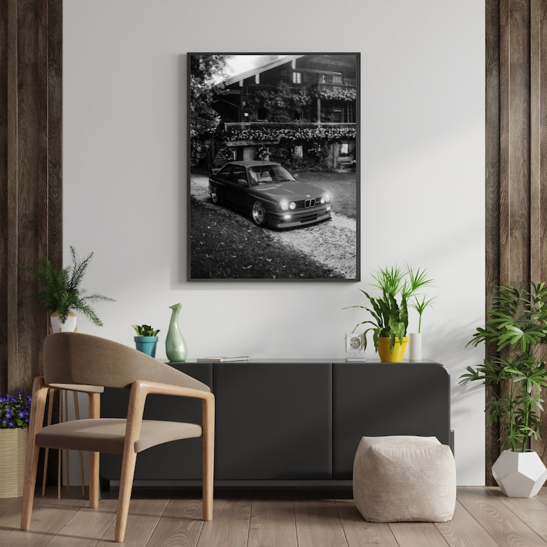 Vintage BMW Poster, Vintage BMW Print, Vintage BMW Wall Art, Black and White Poster, Bmw Poster ...