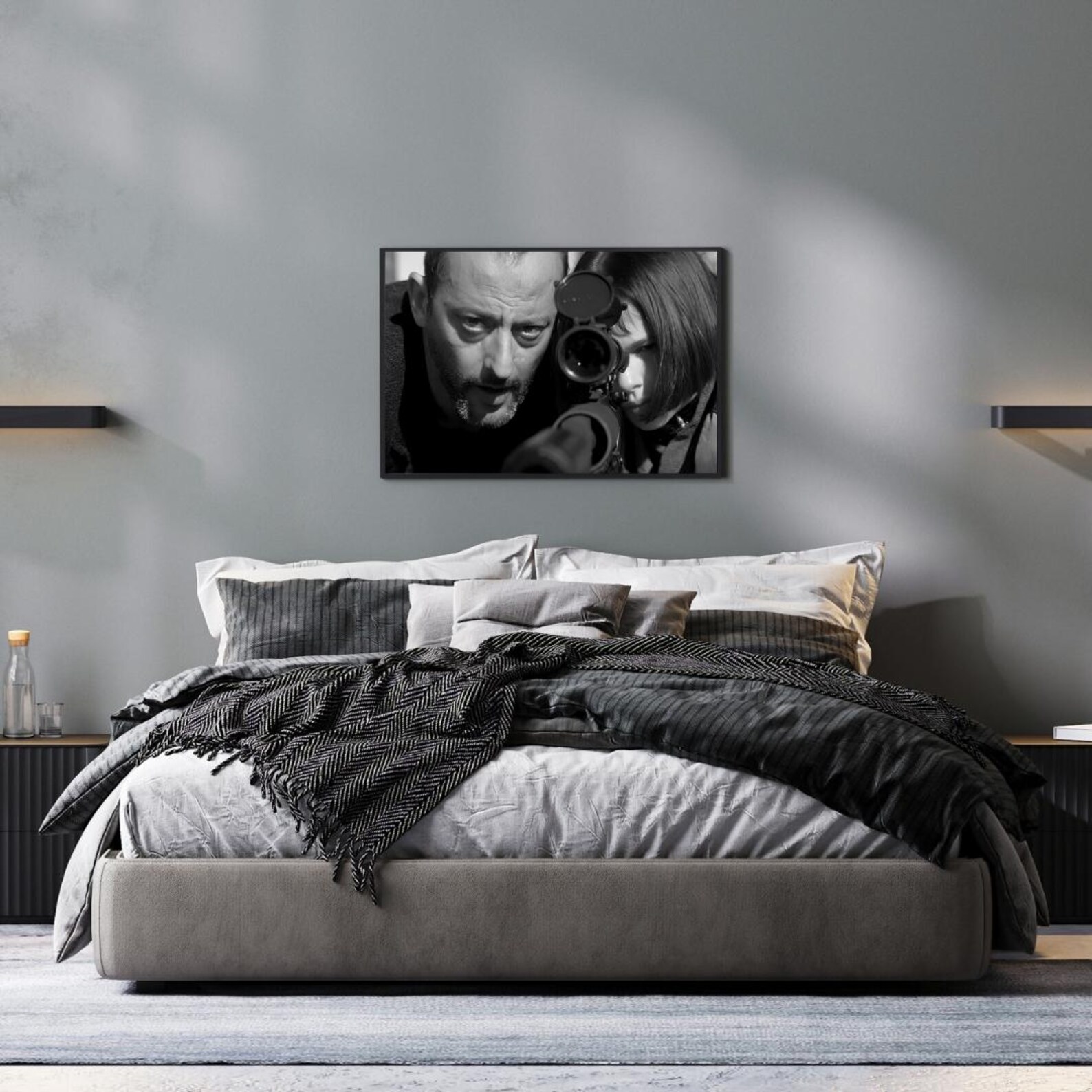 Léon Poster, Léon Print, Léon Wall Art, Léon the Professional, Movie ...