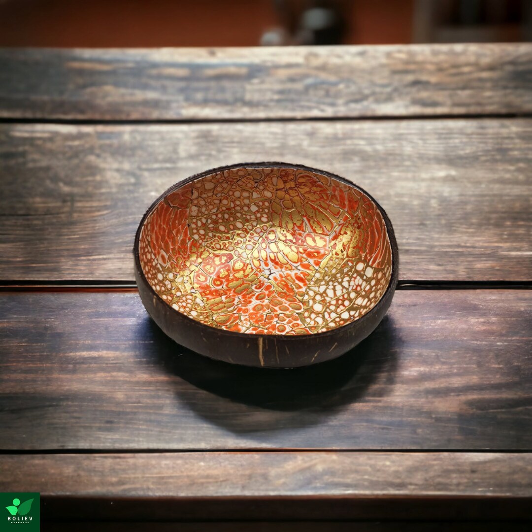 Colorful Decorative Coconut Bowls Coconut Decorative Bowls - Etsy