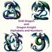 Dnd Dragon Alphabets and Numbers, Dragon Knight ABC, Alphabet PNG ...