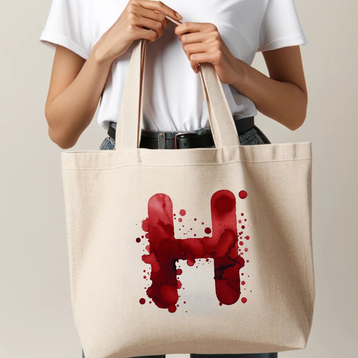 Watercolor Blood Splatter Alphabets and Numbers, Creepy Grunge Font ...