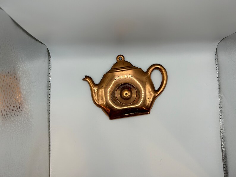 Vintage Copper Color Teapot Shaped Thermometer Kitchen Wall Decor - Etsy
