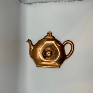 Vintage Copper Color Teapot Shaped Thermometer Kitchen Wall Decor - Etsy