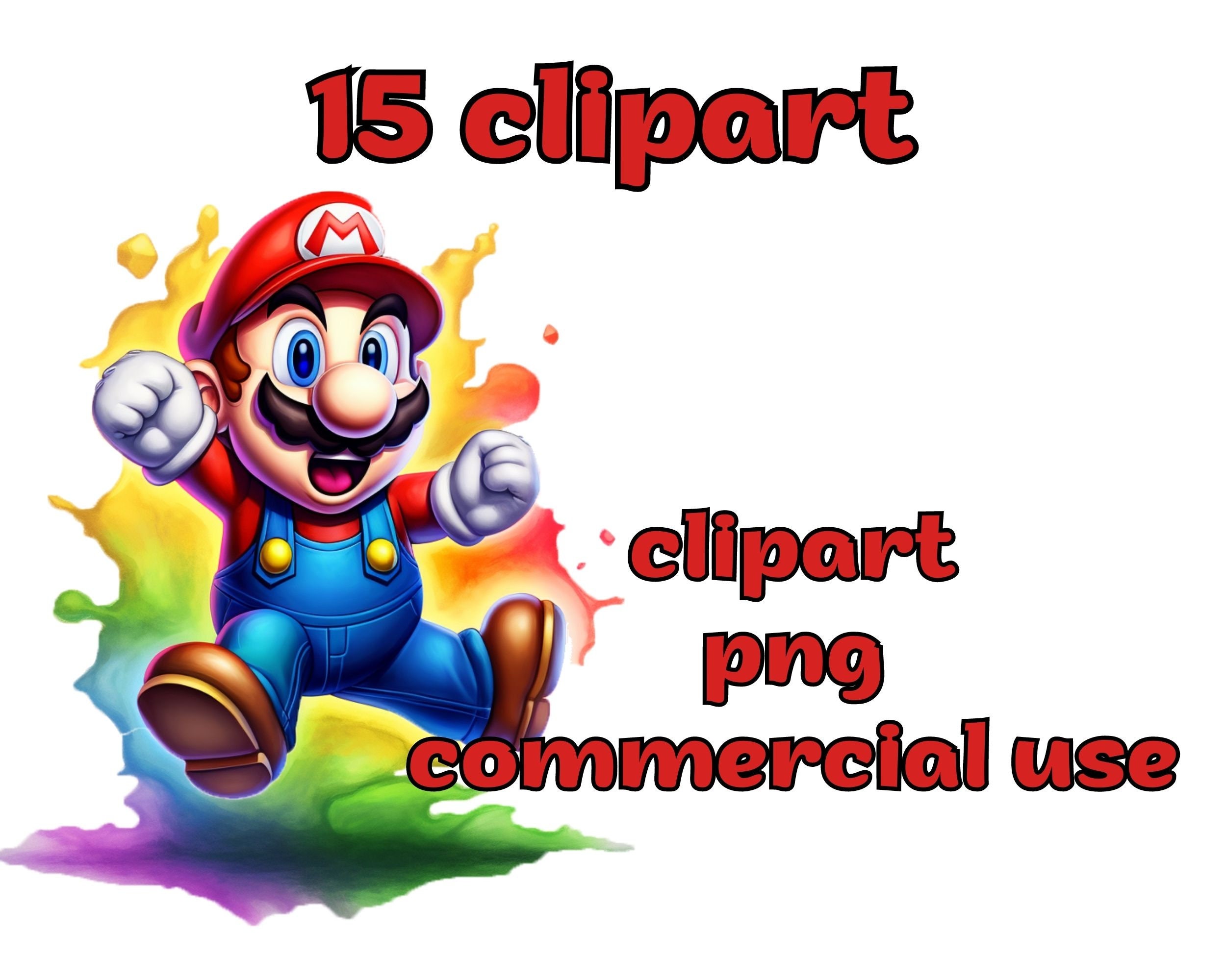 FAMOUS CLIPART Video Game Clipart Bundle Transparent - Etsy