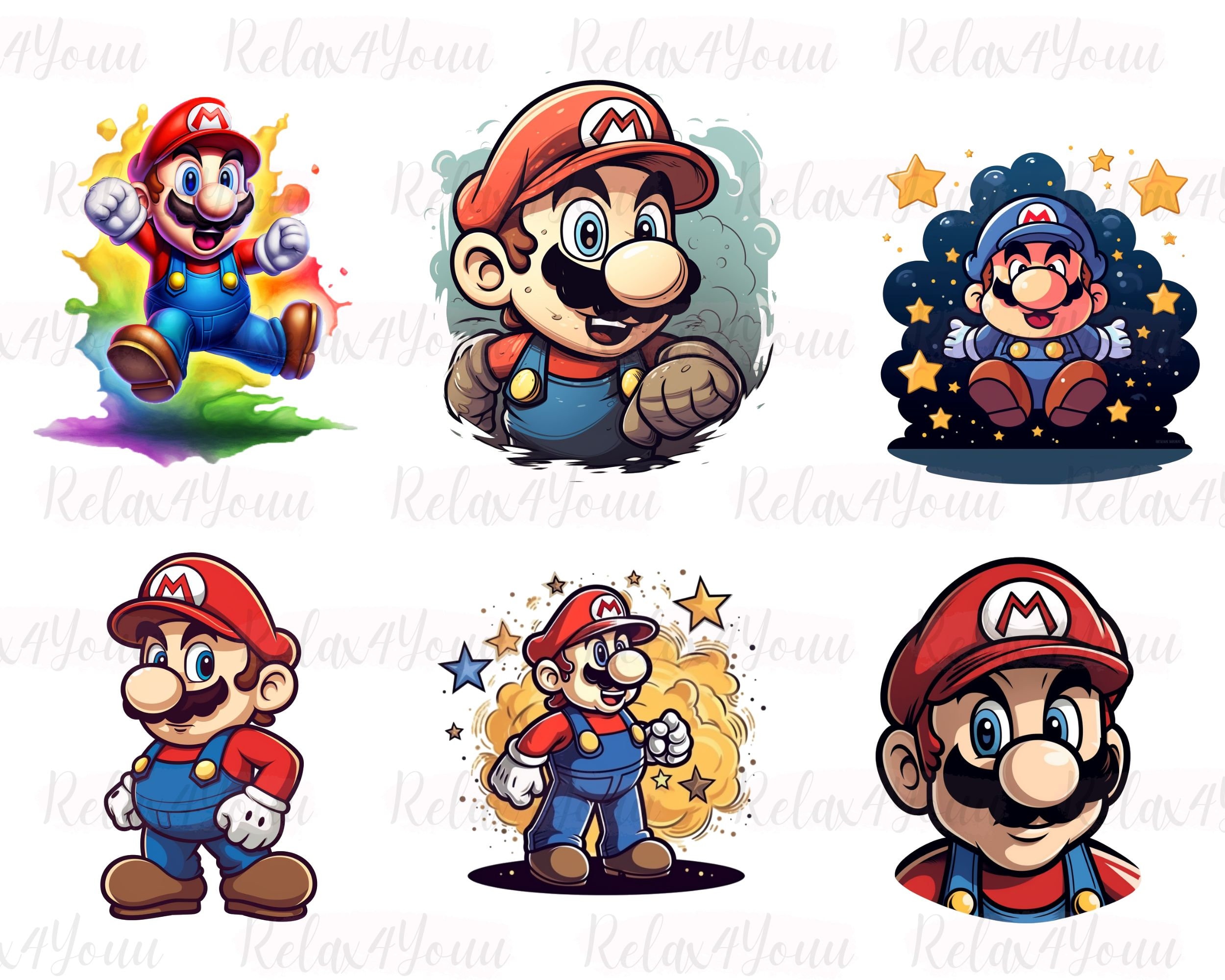 FAMOUS CLIPART Video Game Clipart Bundle Transparent - Etsy