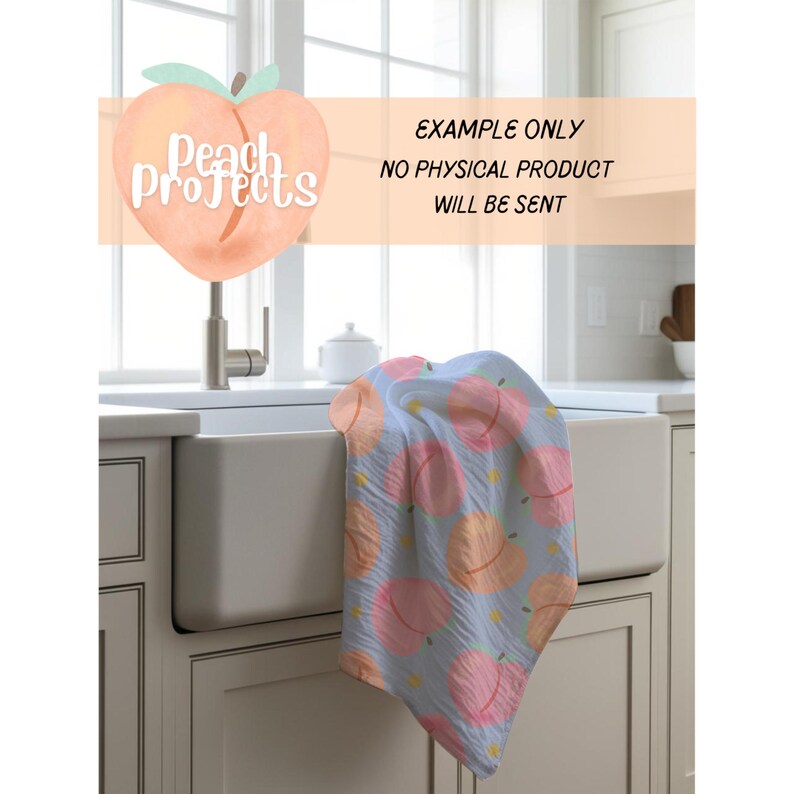 Peach Seamless Pattern & Clipart | Cute Fruit Print | Summer Peaches | Whimsical Pastel Peaches ...