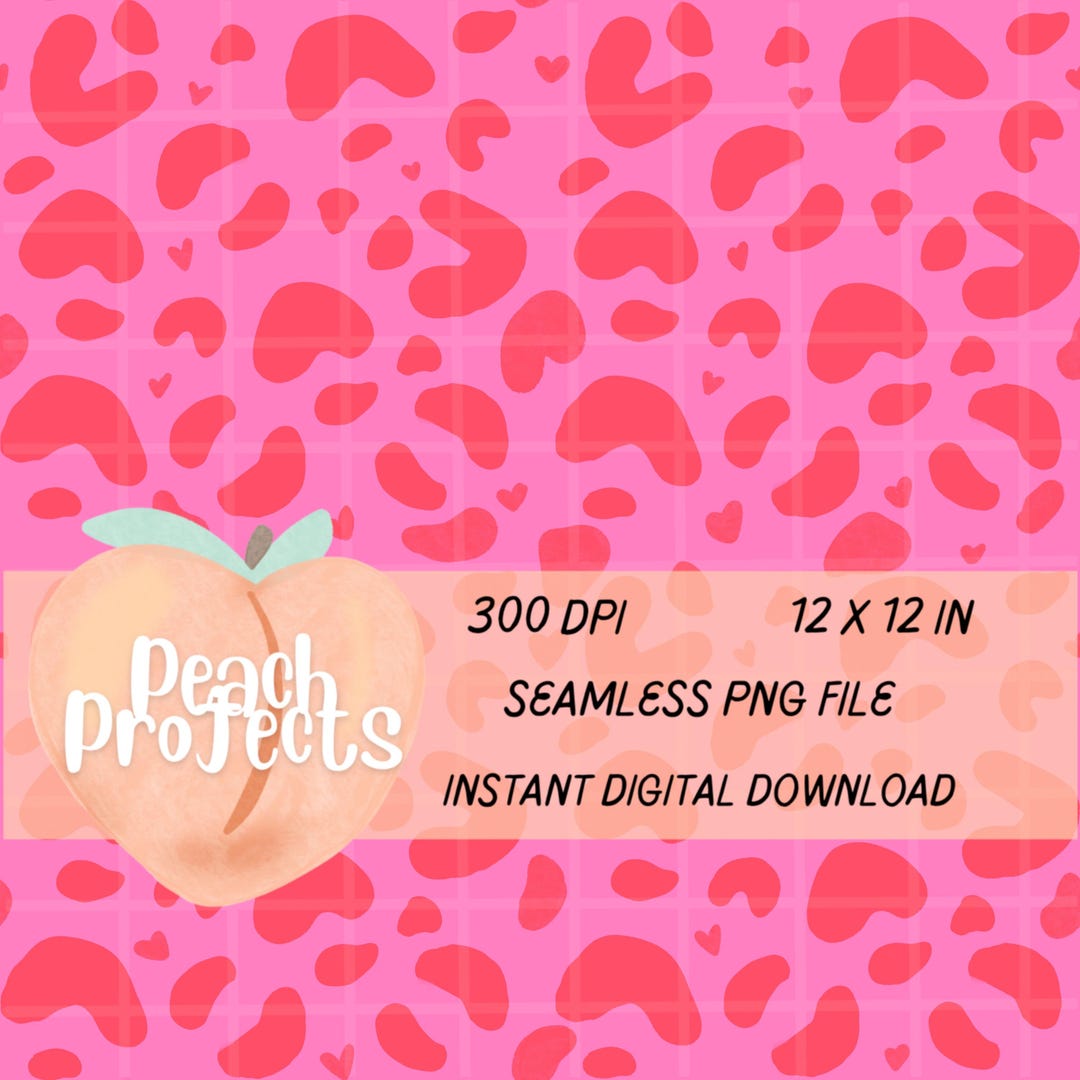 Leopard Print Seamless Pattern | Cute Pink Pattern | Hot Pink Leopard ...