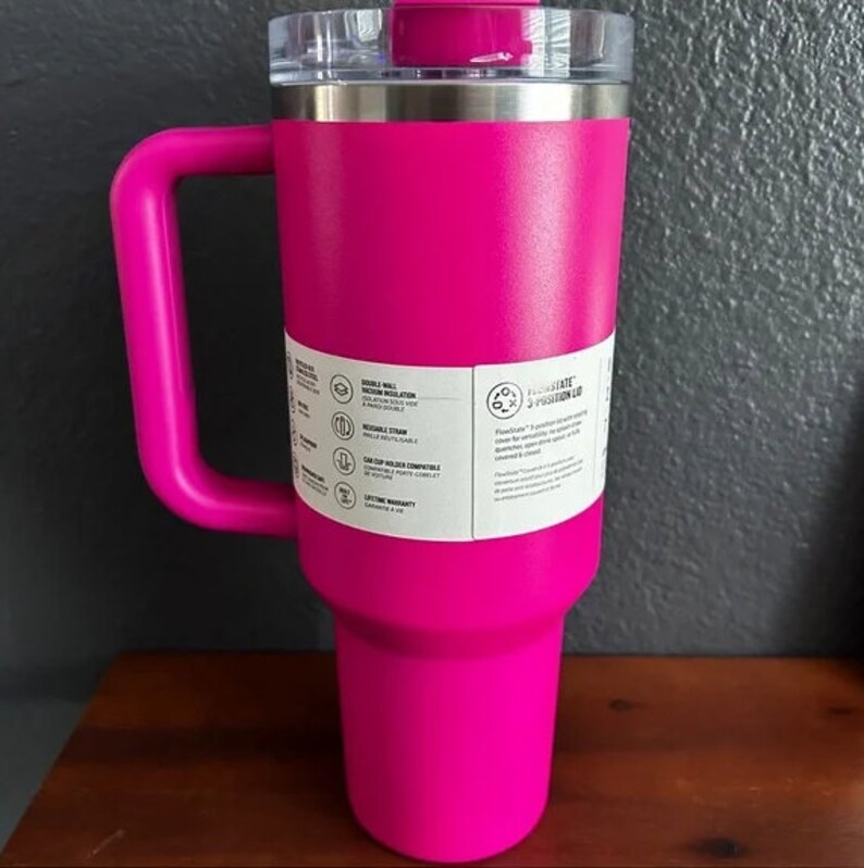 New Rare Camelia Hot Pink 40 Oz Stanley Tumbler Quencher H2.0 - Etsy