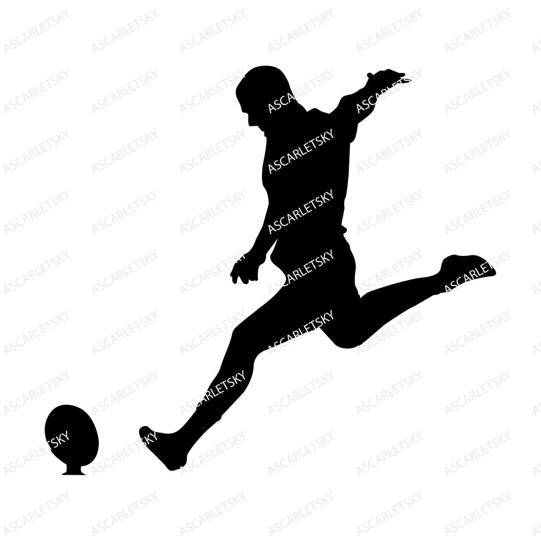 Rugby SVG, Rugby Silhouette SVG, Rugby Player SVG, Cricut, Digital File ...