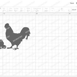 Chickens SVG, Hen Cut File, Chick Clip Art, Png, Pdf, Eps, Dxf, Cricut ...