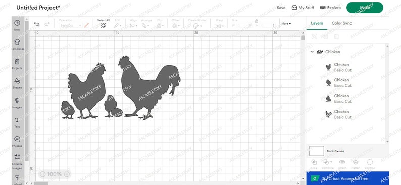 Chickens SVG, Hen Cut File, Chick Clip Art, Png, Pdf, Eps, Dxf, Cricut ...