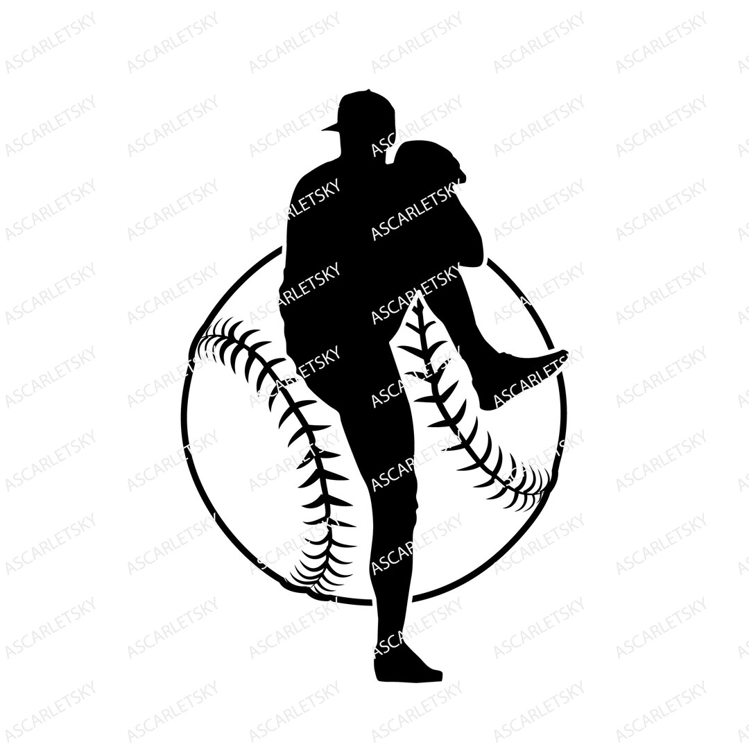 Baseball Player SVG, Baseball SVG, Baseball for Cricut, Baseball PNG ...