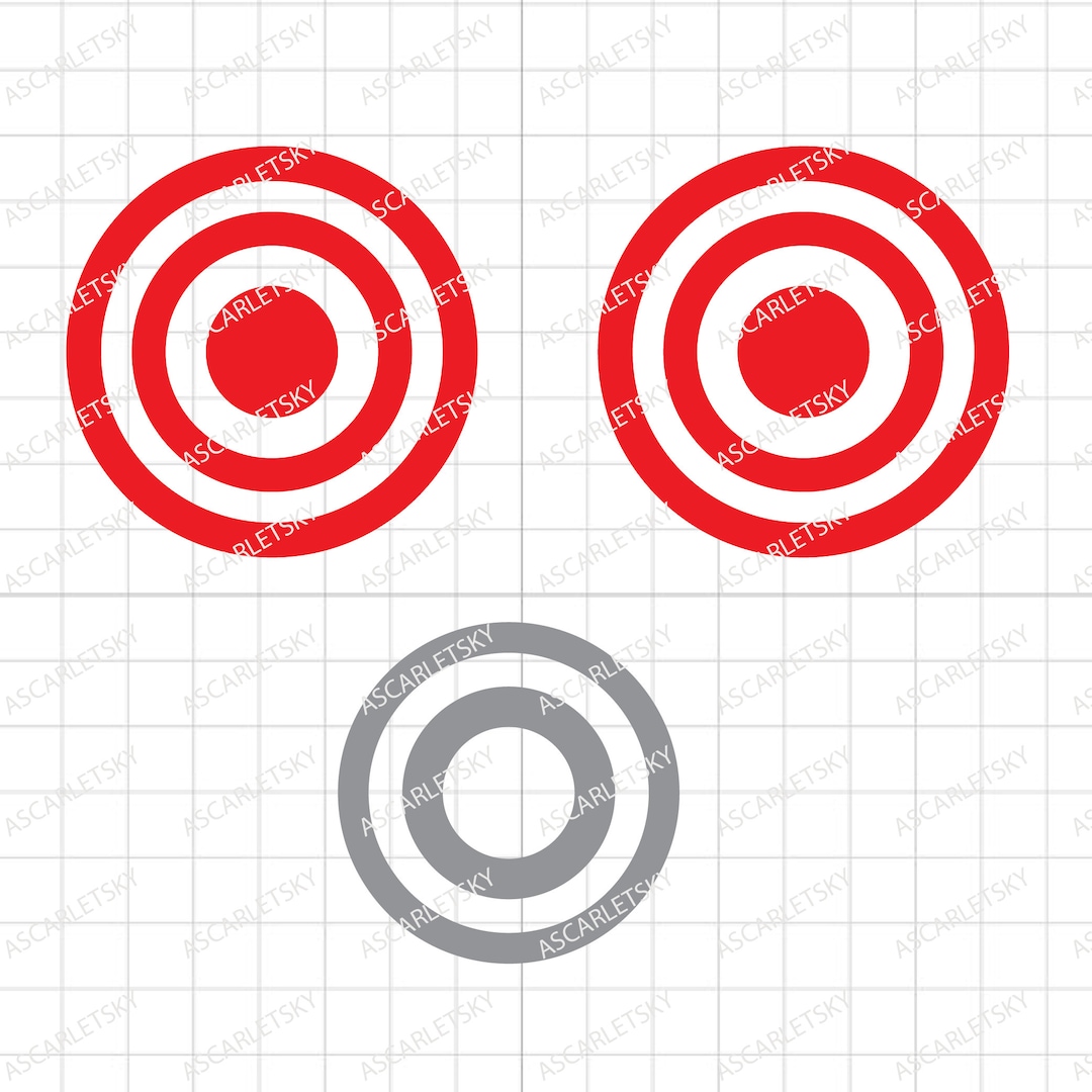 Bullseye SVG, Target SVG, Target Silhouette, Bullseye Transparent ...