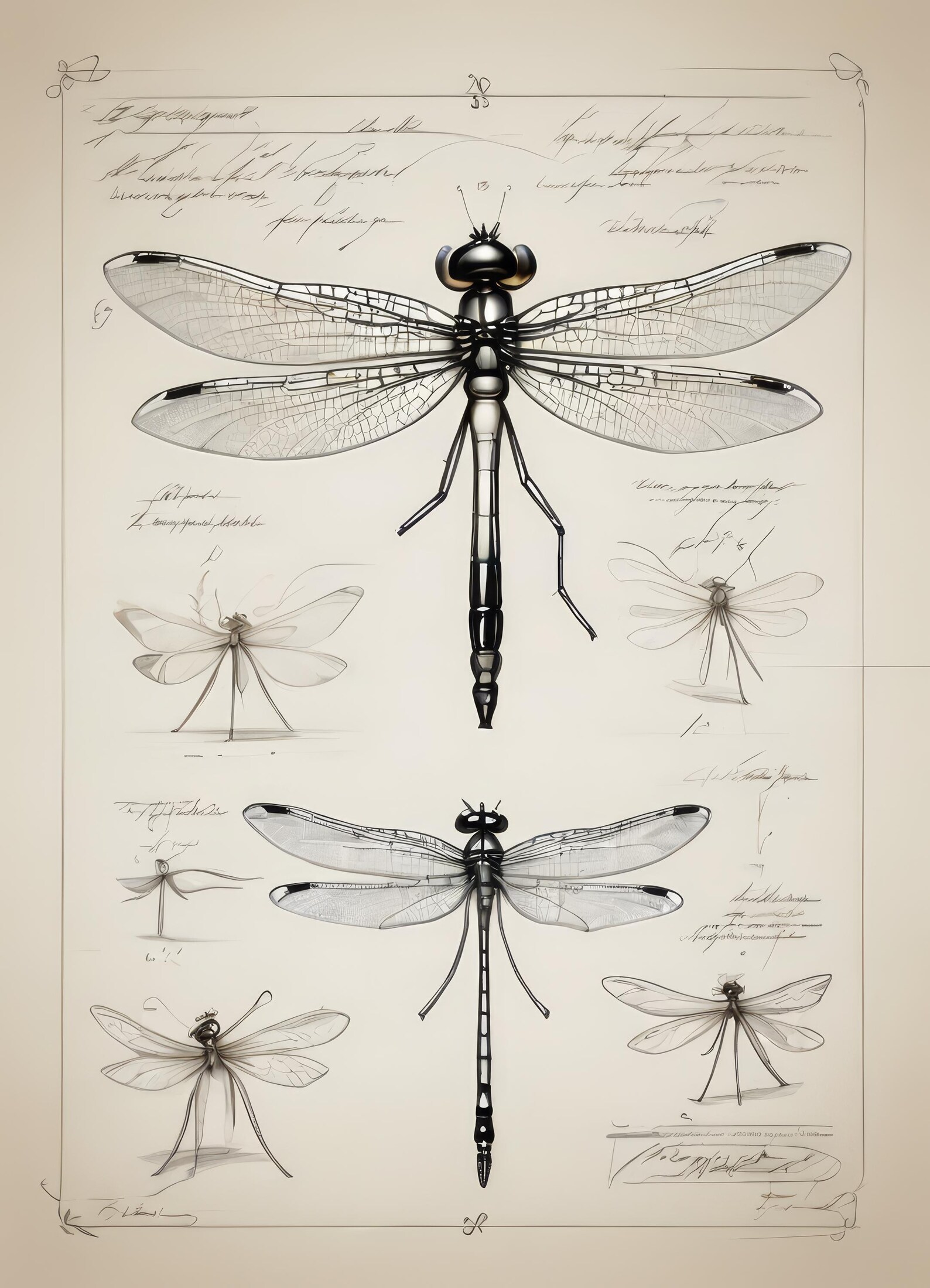 40 Sketch Insect Bundle - High Res Insect Illustrations for T-shirts ...