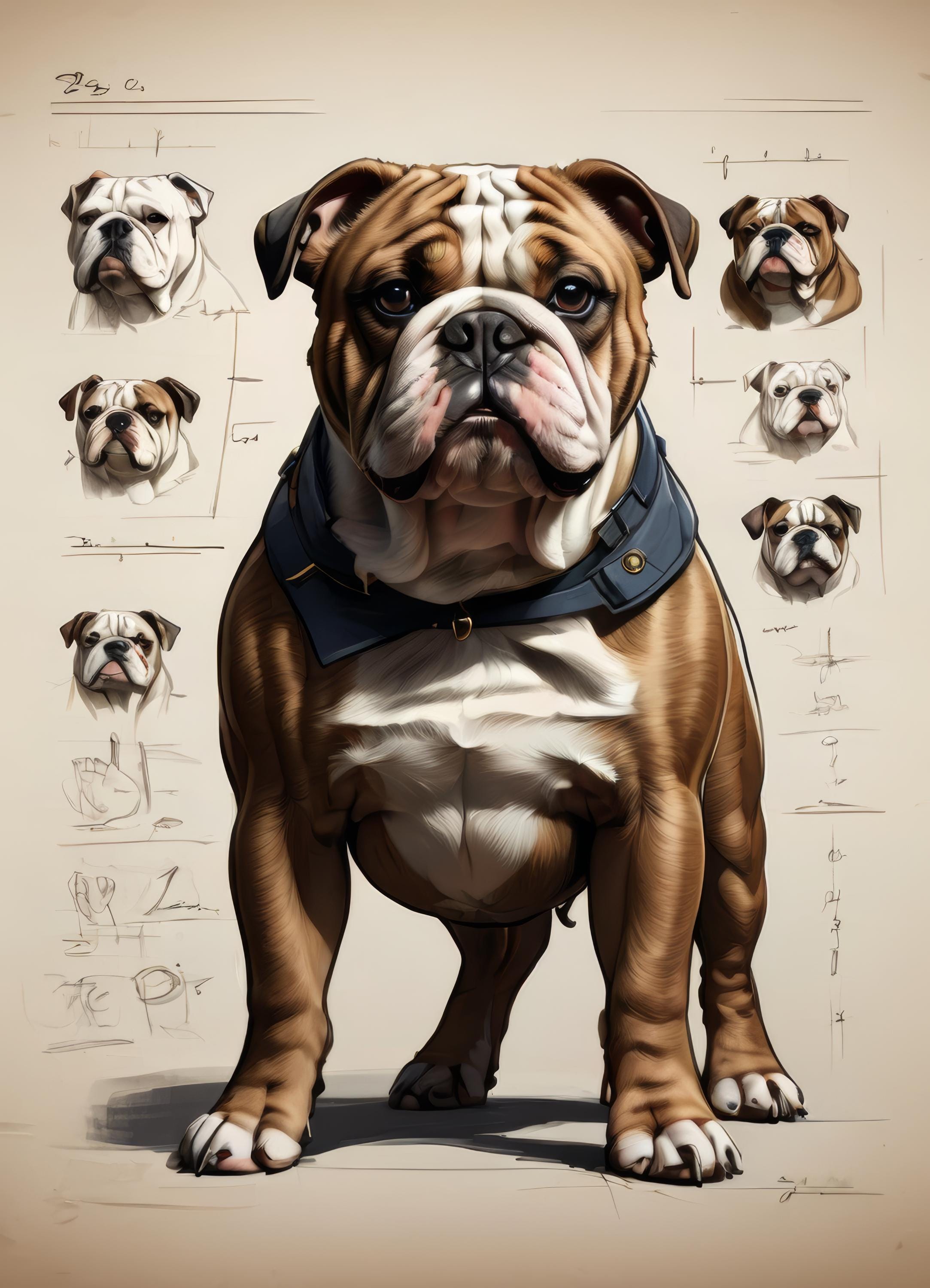 50 Sketch Dog Bundle - High Res Dog Illustrations for T-shirts ...