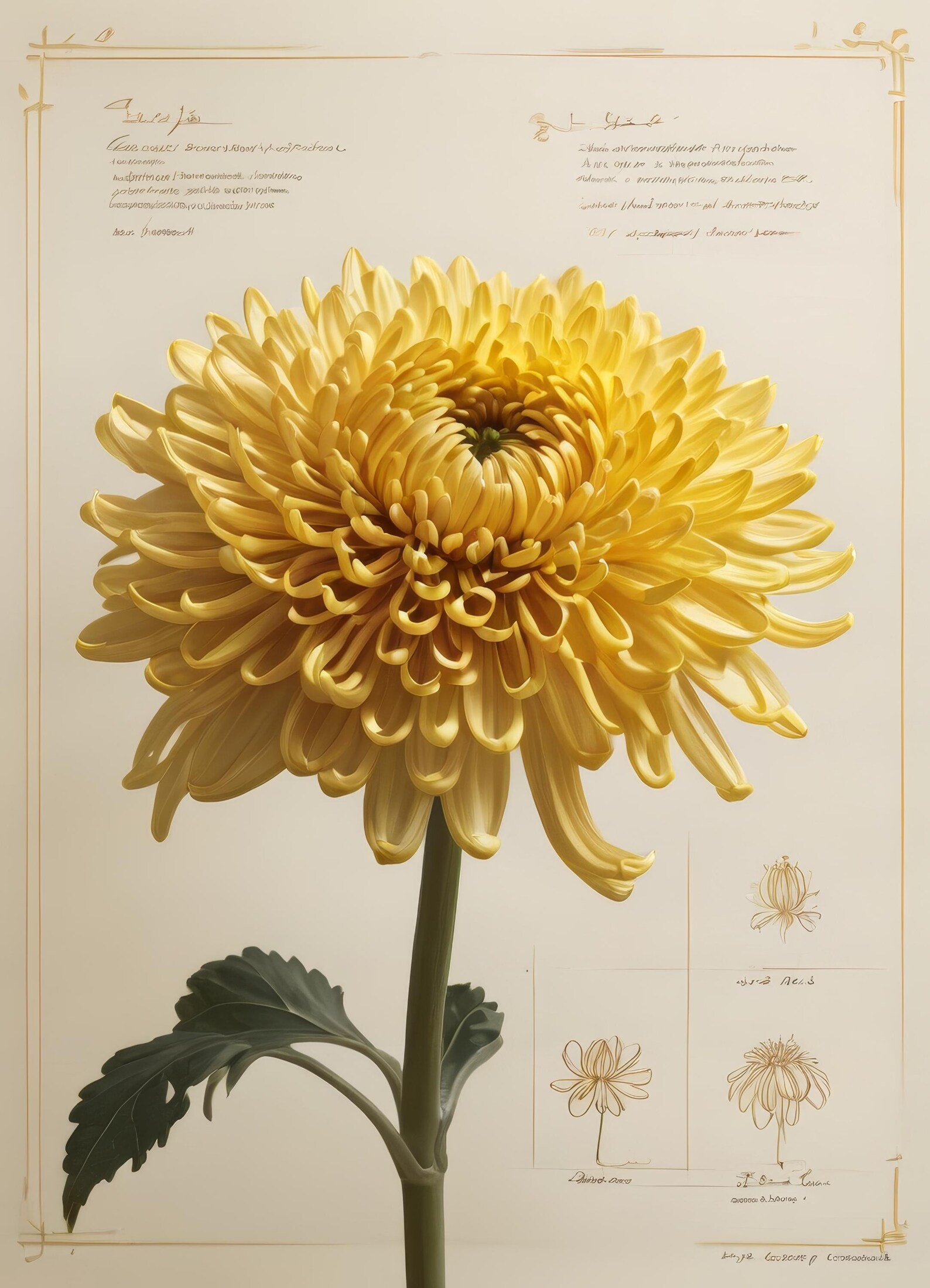 Botany Sketch Bundle: 40 High-res Botanical Sketch Illustrations for ...