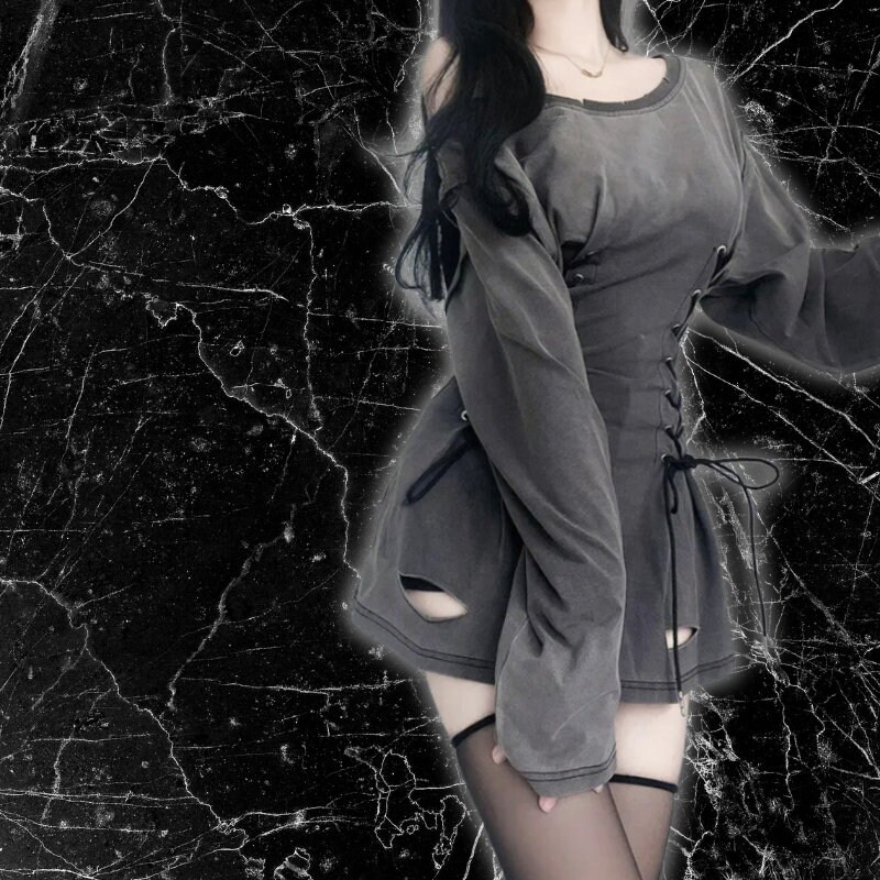 Fairycore Grunge Goth Corset Dress, Mini Dress, Alt Clothing, Fairy ...