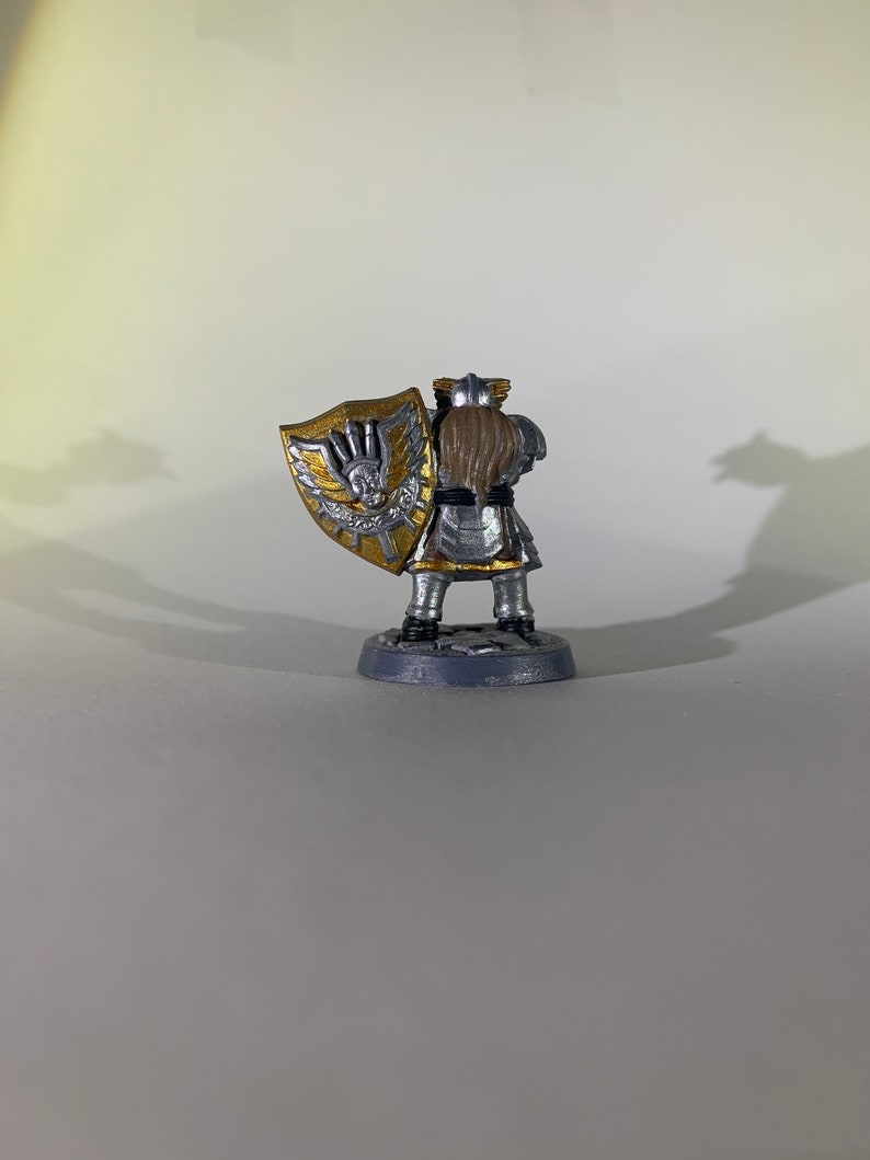 Dwarf Paladin Miniature for Dnd or Pathfinder. - Etsy