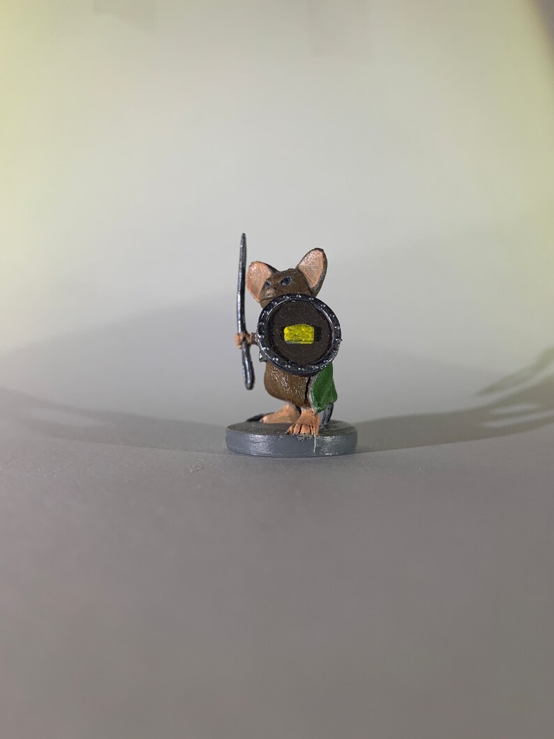 Were-mouse Fighter Miniature for Dnd or Pathfinder. - Etsy