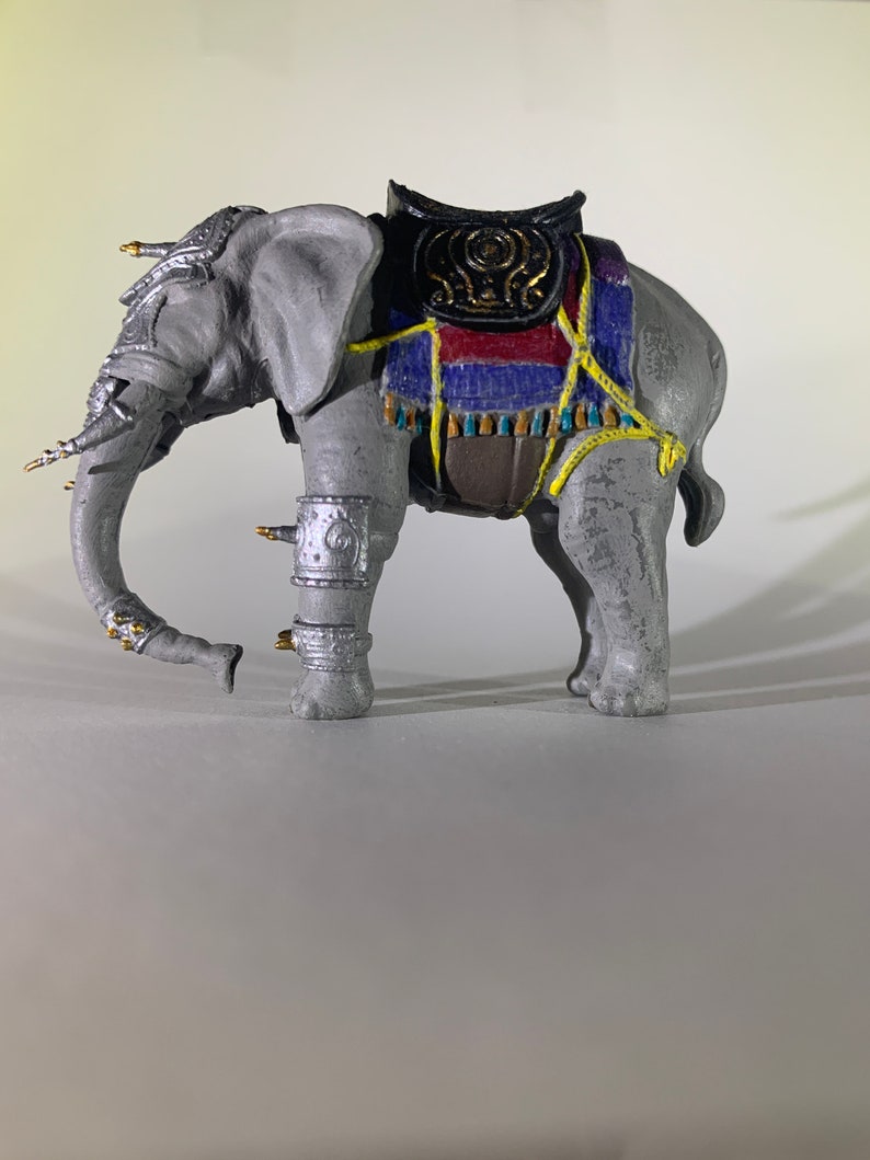 War Elephant Miniature for Dnd or Pathfinder. - Etsy
