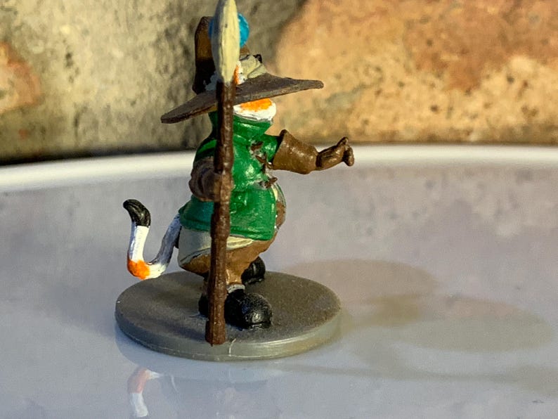 Tabaxi Wizard Miniature for Dnd or Pathfinder. - Etsy