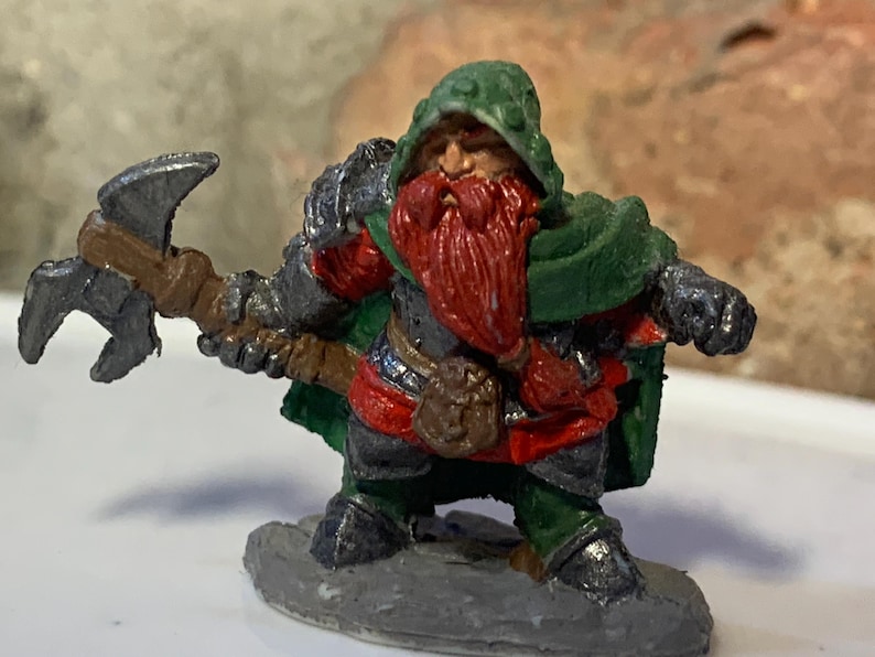 Dwarf Ranger Miniature for Dnd or Pathfinder. - Etsy