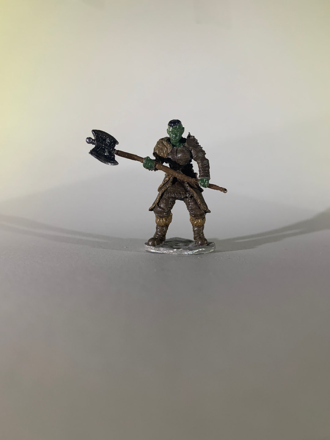 Half Ork Barbarian Miniature for Dnd or Pathfinder. - Etsy