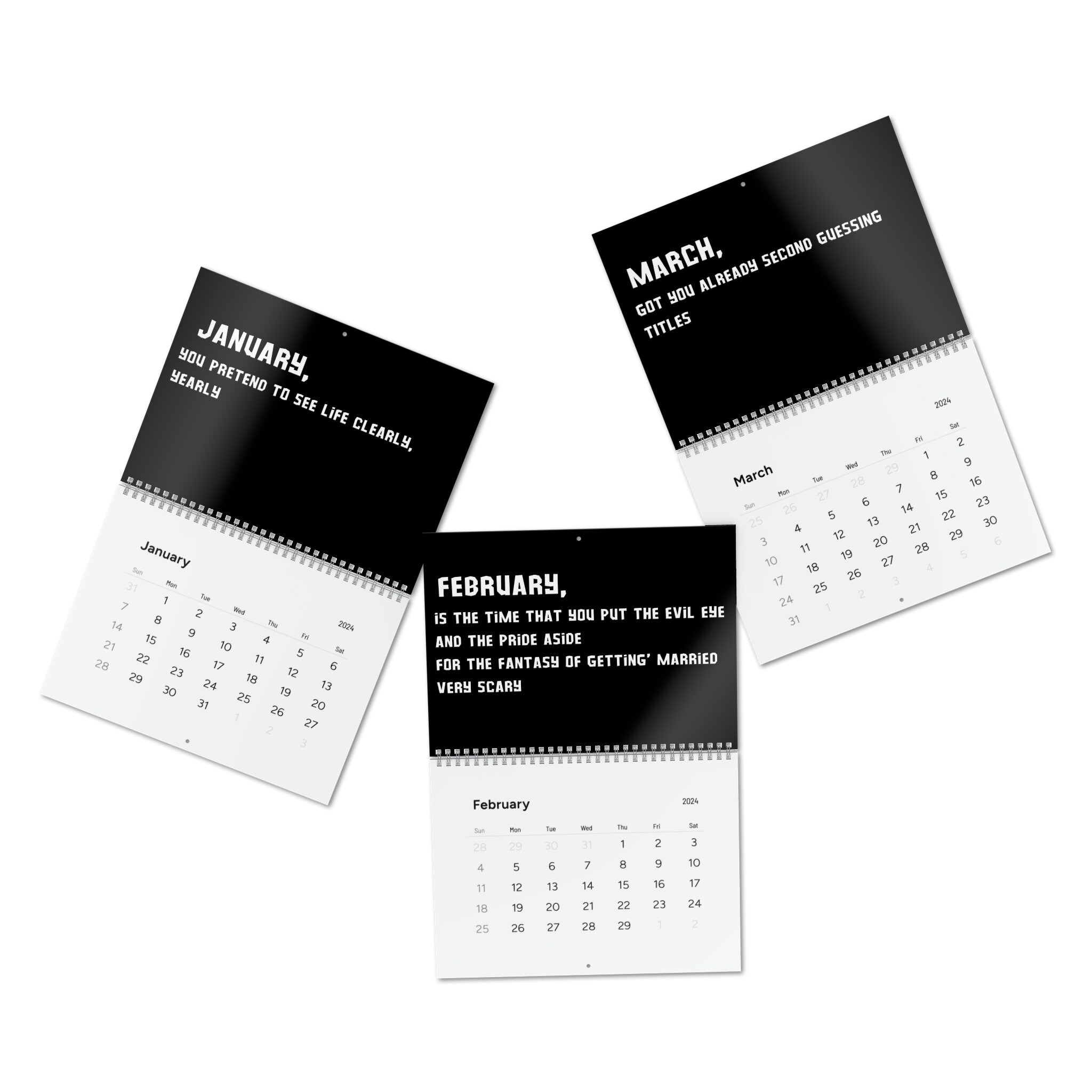 Standard Wall Calendar 2024 Drake 'slime You Out Merch Calendar 2024 ...