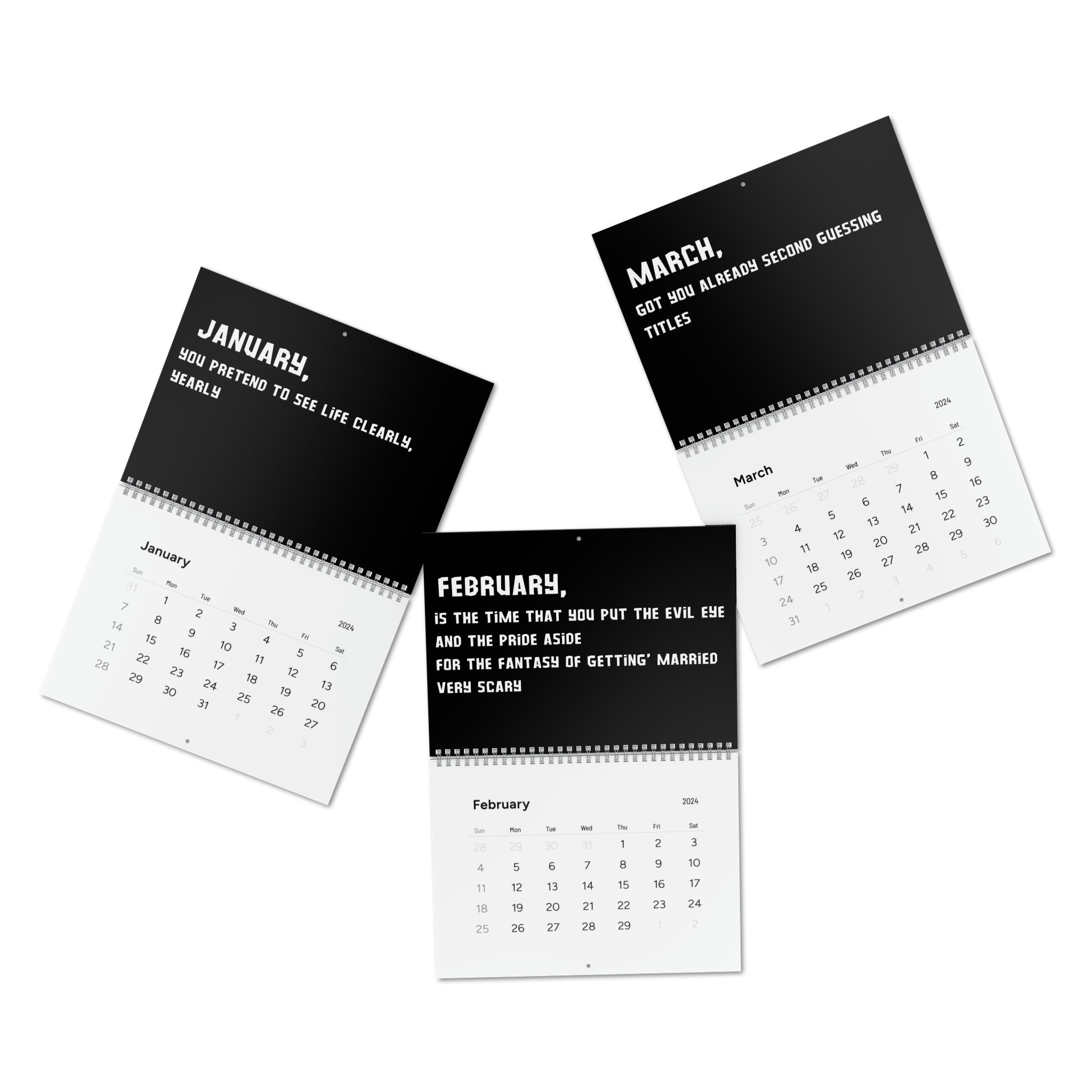 Standard Wall Calendar 2024 Drake 'slime You Out Merch Calendar 2024 ...