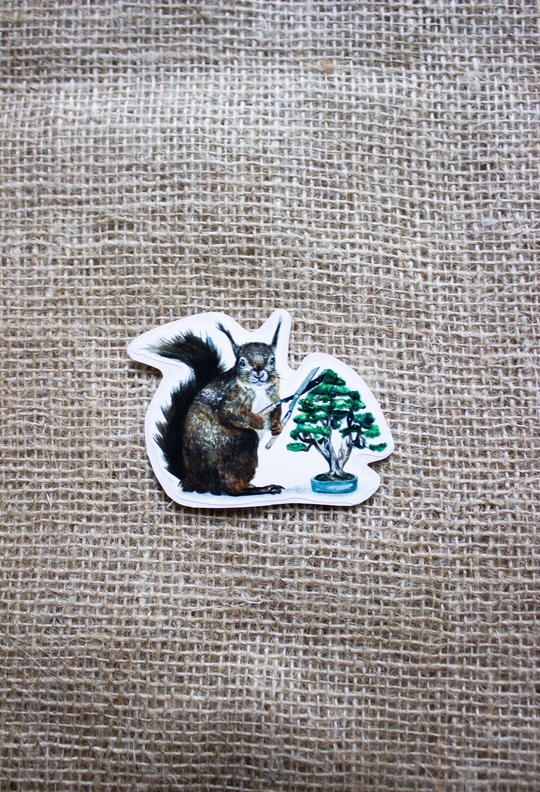 Cute Squirrel Gardener Sticker, Tea Sticker, Anime , Waterproof Vinyl ...