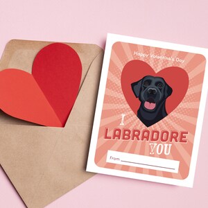 Printable Dog Valentine's Day Cards, Puppy Valentine's Cards, Instant ...