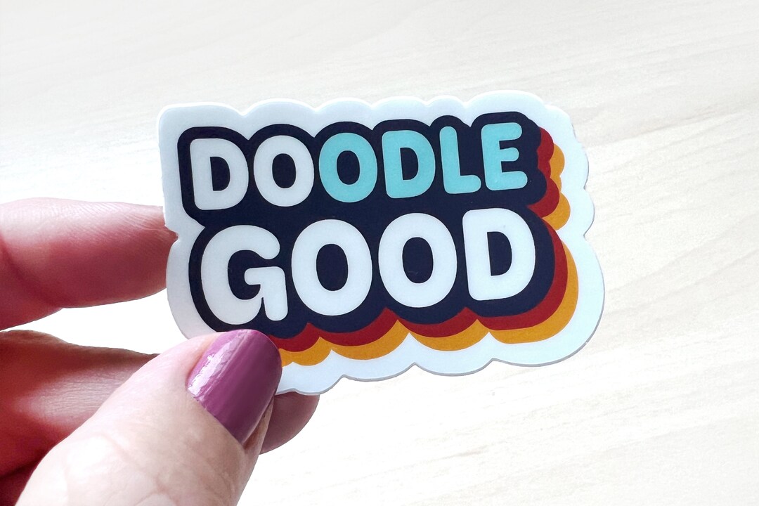 Doodle Good/do Good, Dog Stickers, Doodle Stickers, Laptop Sticker ...