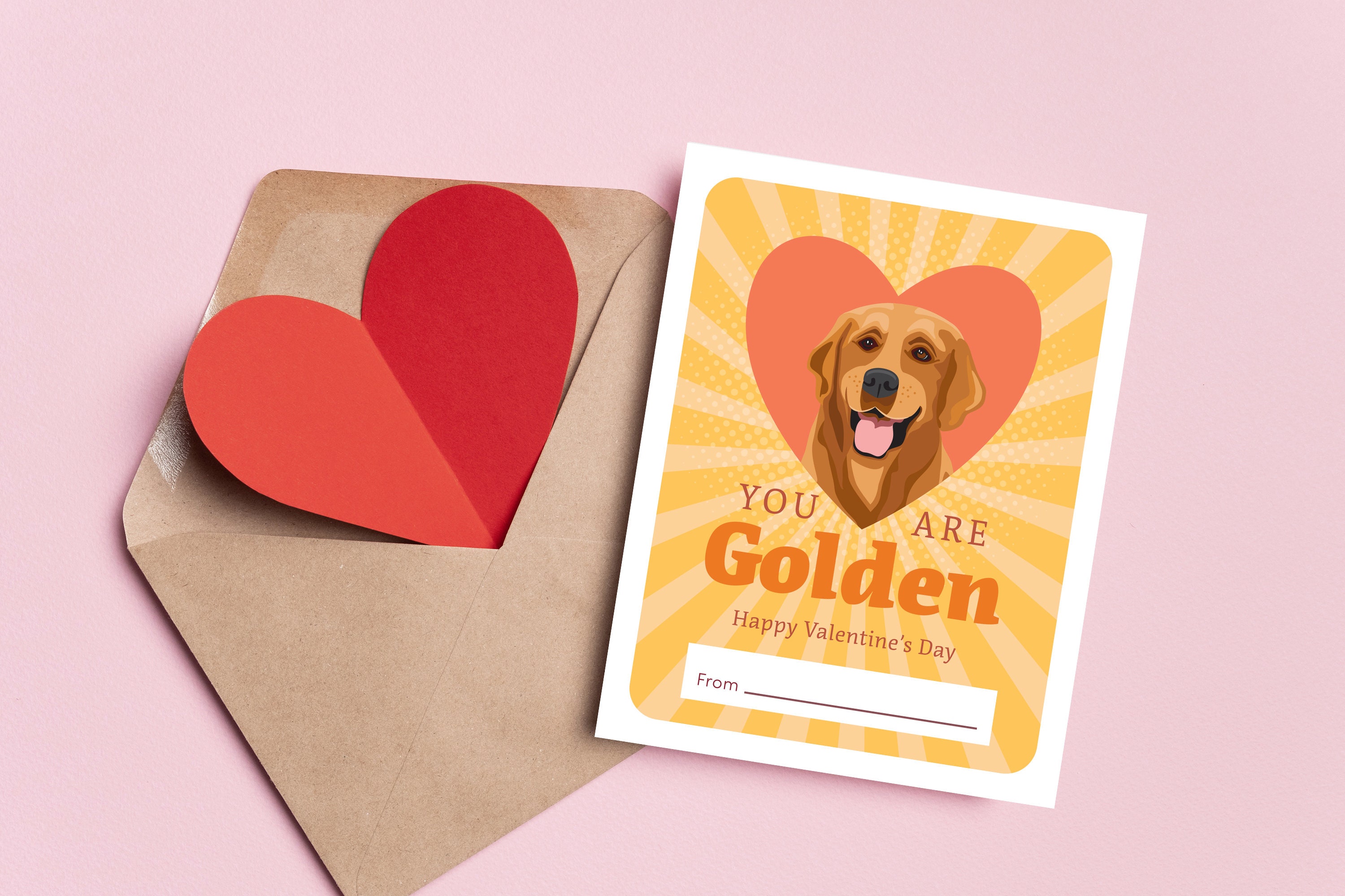 Printable Dog Valentine's Day Cards, Puppy Valentine's Cards, Instant ...