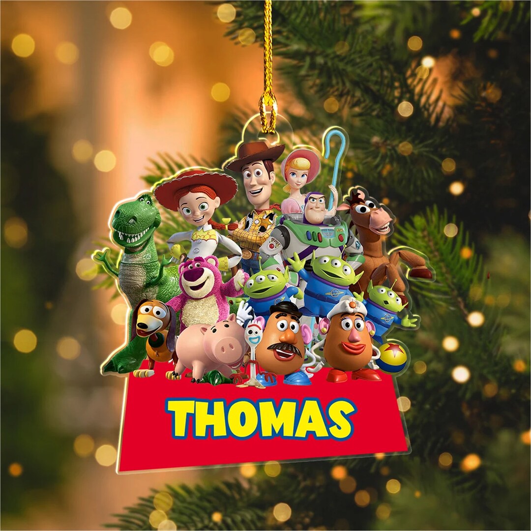 Personalized Disney Toy Story Christmas Ornament, Toy Story Characters ...