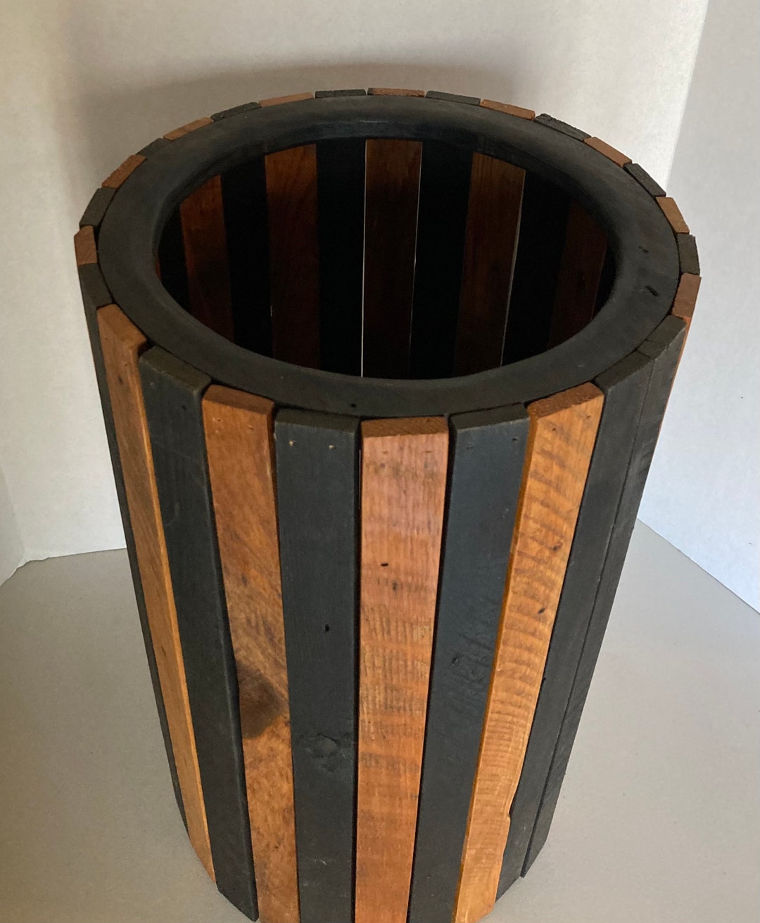 Two Tone Tall Pine Container - Etsy