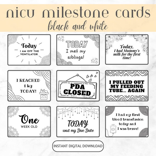 Printable Crib Cards - Etsy