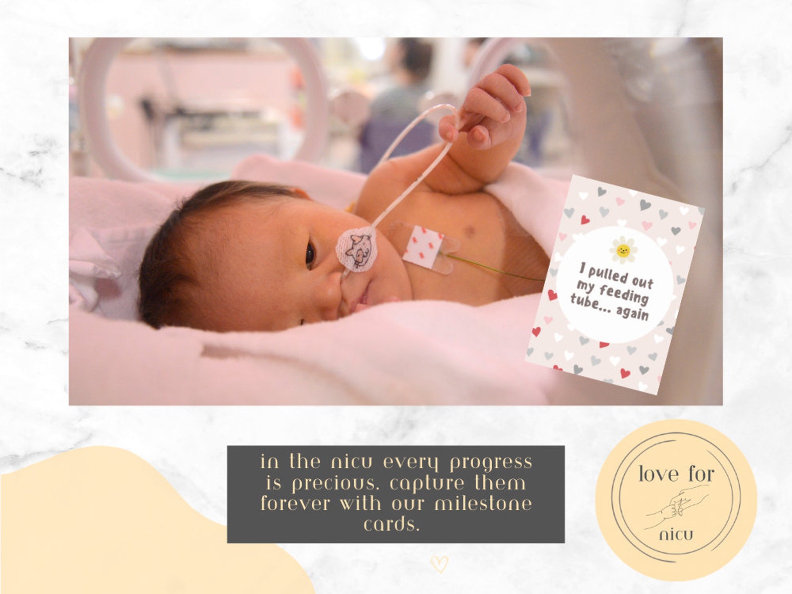 Pink Theme NICU Milestone Cards, Preemie Milestone Cards, NICU Mum Gift ...