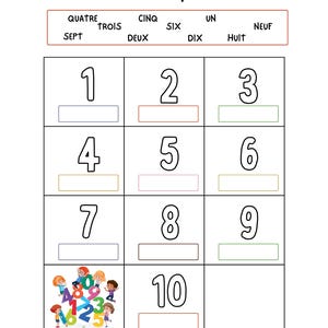 Cahier De L'alphabet Maternelle Fiche Des Nombre 1re Année Pratique D ...