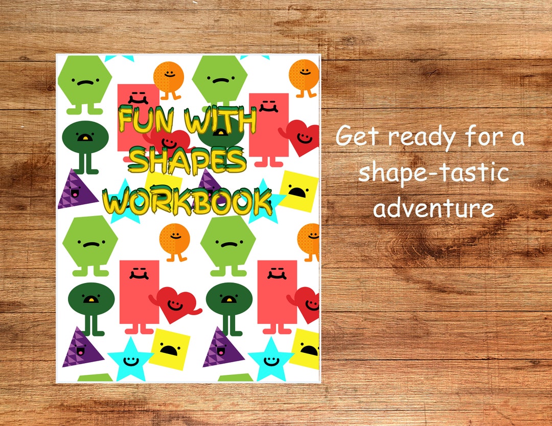 Fun With Shapes Activity Book for Early Childhood Education Use in ...