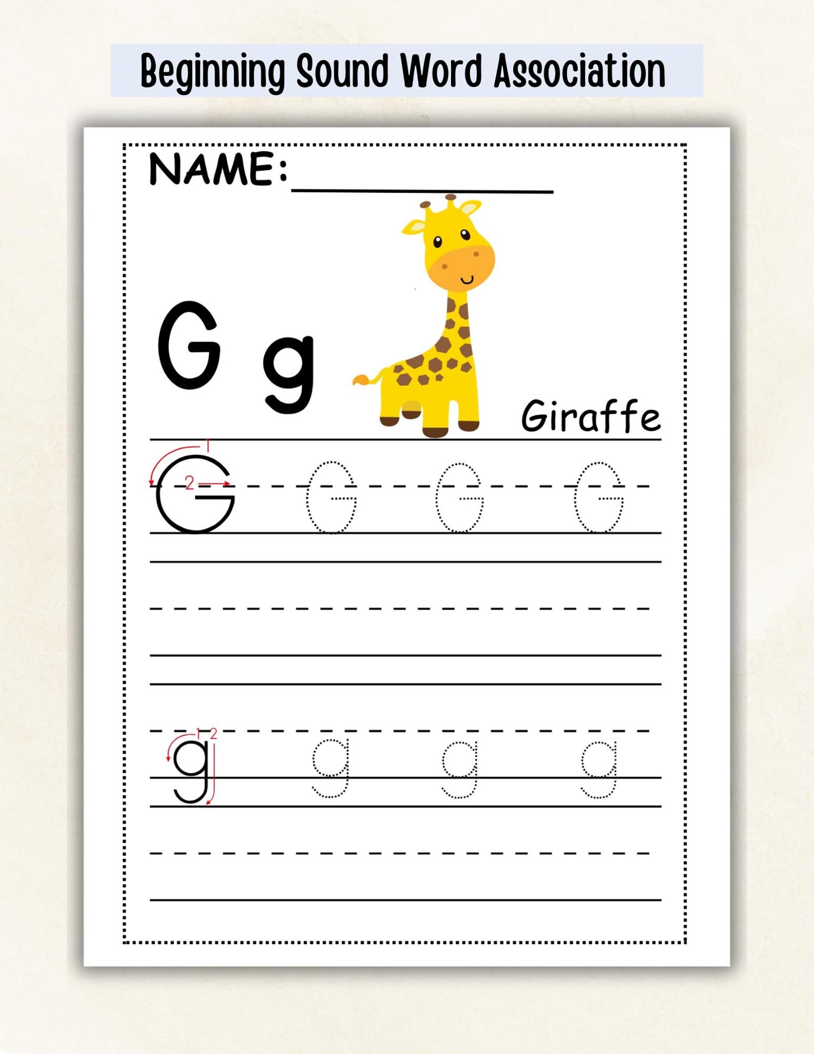 Traceable Preschool Alphabet Workbook Kindergarten Handwriting ...