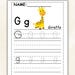 Traceable Preschool Alphabet Workbook Kindergarten Handwriting ...