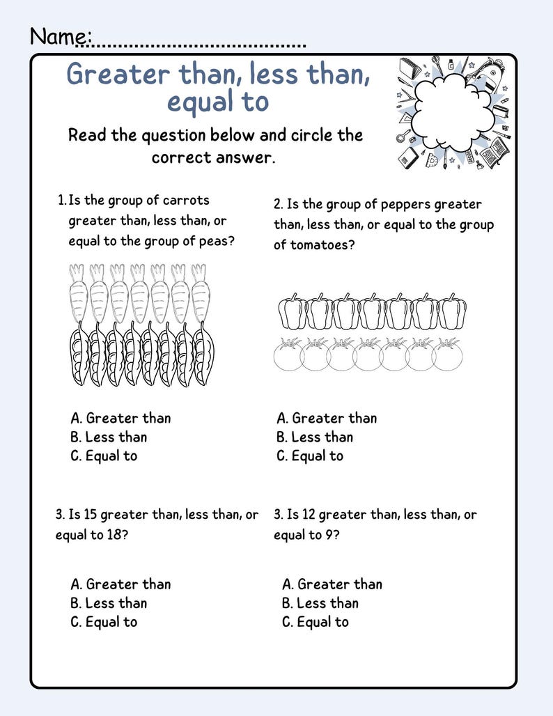 Grade 1 Math Workbook Printable First Grade Arithmetic & Problem ...